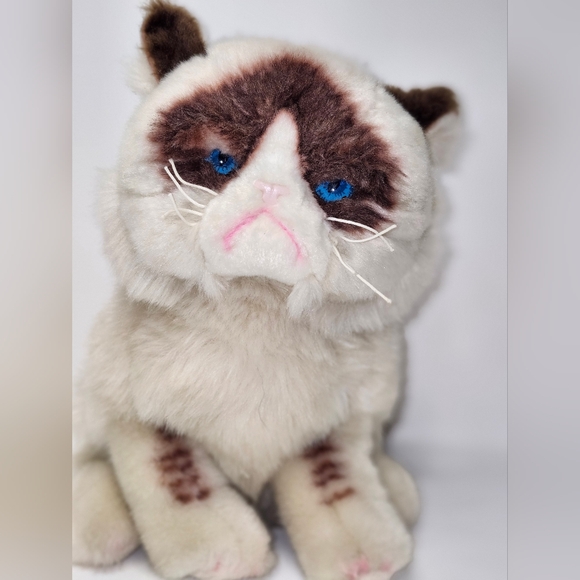 Gund | Toys | Gund Grumpy Cat 9 Plush Toy Stuffed Animal Pale Blue Eyes | Poshmark